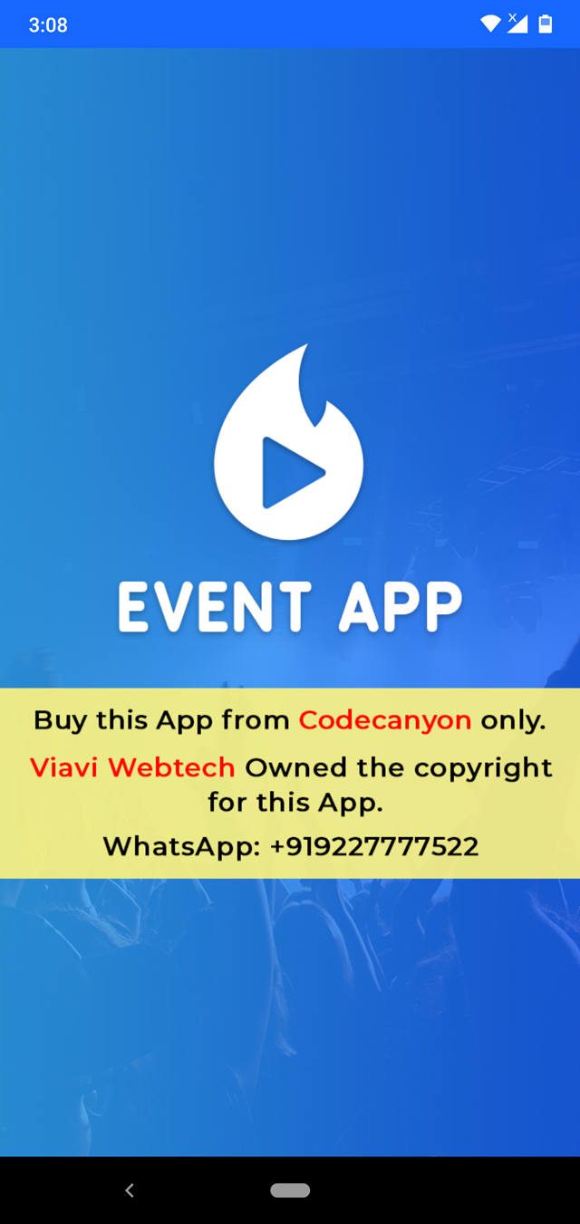 Android Event App Create Event Booking Event By Viaviwebtech Codecanyon
